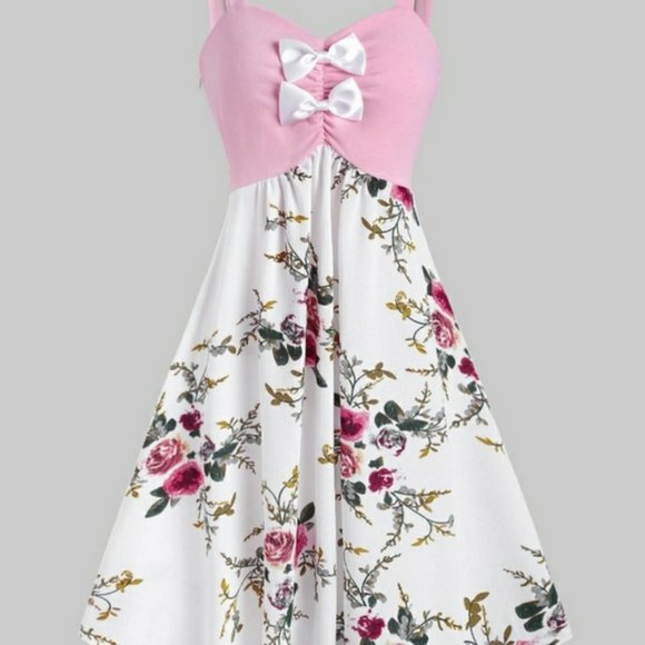 Dresses | Bargain Big Sale Nwt Vintage Look Too Cute Pink Top With ...